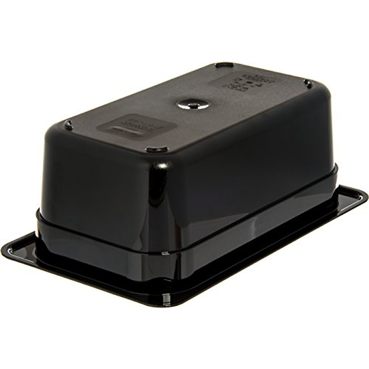 CFS 3068103 StorPlus Fourth Size Food Pan, Polycarbonate, 4" Deep, Black, Model Number: 3068103-E