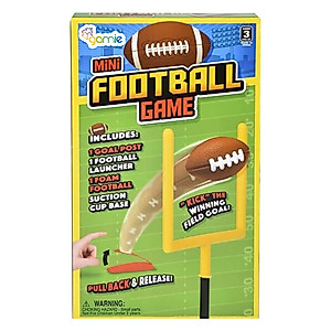 Gamie Desktop Football Game, Mini Table Top Sports Games with Post and Foam Football, Indoor Finger Board Games for Kids, Office Desk Toys, Sports Party Favors