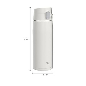 Zojirushi SM-VA60WA Vacuum Bottle 20 Ounce White