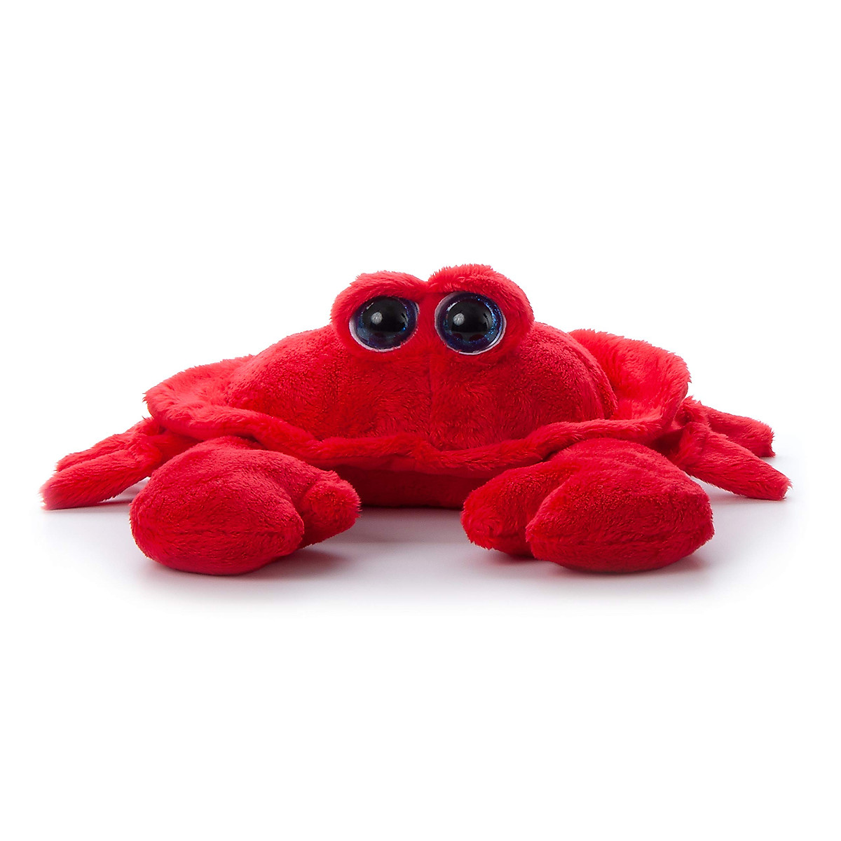 The Petting Zoo Crab Stuffed Animal, Gifts for Kids, Bright Eye Ocean Animals, Red Crab Plush Toy 9 inches