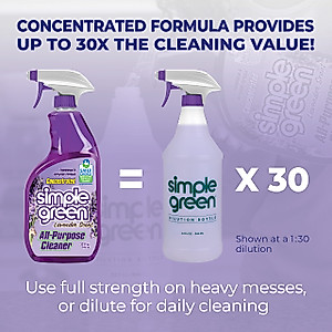 Simple Green AllPurpose Cleaner, 32 Fl Oz (Pack of 3), Lavender, 96 Fl Oz