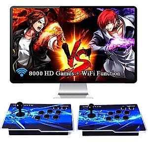 GWALSNTH 8000 Games in 1 Pandora's Box with WiFi Arcade Game Console, 3D Games,1280x720 Full HD,Support 4 Players,Search/Hide/Save/Load/Pause Games …