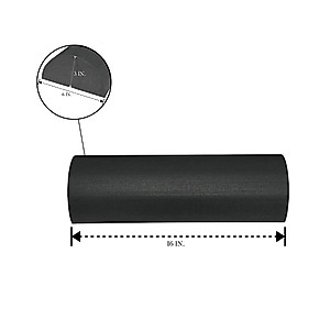 Multipurpose high Density Foam Roller,BBL Toilet Riser,D-Shaped high Density Foam Lumbar roll Back Support Pillow,Exercise high Density Foam,Yoga,Brazilian Butt Lift bbl Toilet Seat Riser,BBL Supplies