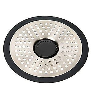 ShowerShroom SHSULT755 Ultra Revolutionary Shower Hair Catcher Drain Protector, Stainless