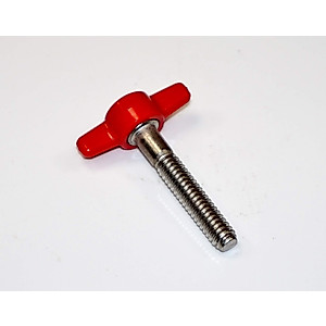 1/4"-20" x 1 1/2" Thumb Screws with Wing Knob Thumbscrews Thumb Screw Butterfly Thumb Screws Thumbscrew (4) Red