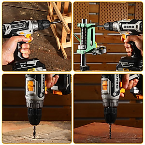 Power Drill Cordless: DEKO PRO Cordless Drill 20V Electric Power Drill Set Tool Drills Cordless Set with Battery and Charger 20 Volt Drill Driver Kit