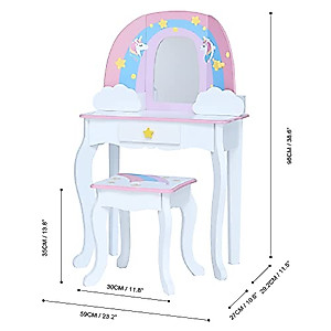 Fantasy Fields - Little Dreamer Rainbow Medium Toy Vanity - Pink