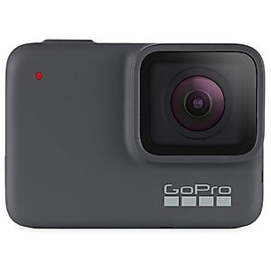 GoPro HERO7 Silver - E-Commerce Packaging - Waterproof Digital Action Camera with Touch Screen 4K HD Video 10MP Photos Live Streaming Stabilization