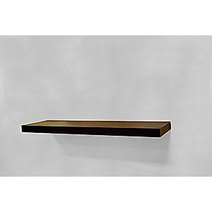 UNIWARE FS40001 Wood Floating Wall Shelf, Walnut