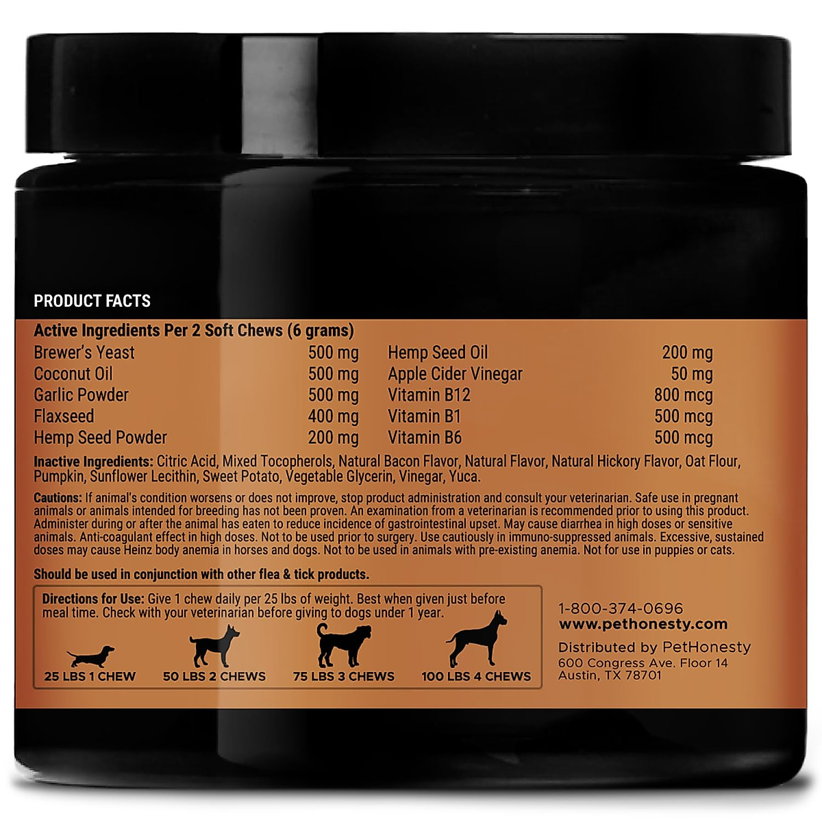 PetHonesty Flea & Tick Support + Grass Green Bundle - Natural Flea and Tick Soft Chew for Dogs, Pest Defense, Oral Flea Pills for Dog, Itch Relief, Digestive Enzyme for Dogs, Dog Pee Grass Lawn Spot S