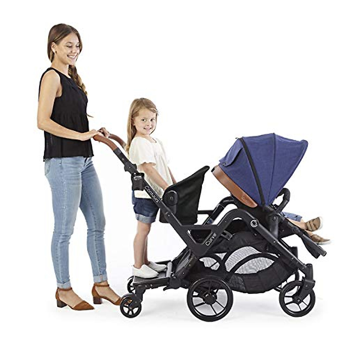 Contours - Curve - Sit & Boogie Jump Seat & Platform Attachment Accessory - Black