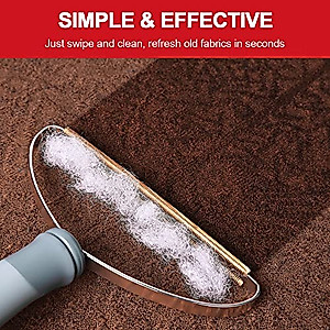 Pet Hair Remover, Dog Cat Hair Remover, Lint Cleaner Pro, Fur Removal Tool, Portable Carpet Scraper, Clothes Fuzz Rollers Hairball Shaver Brush for Carpets, Car Mat, Couch, Pet Bed, Furniture & Rug