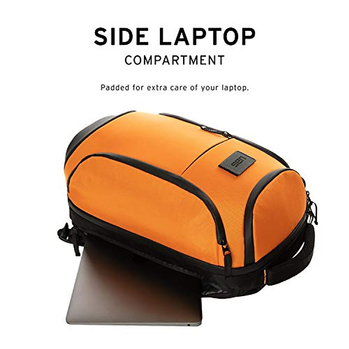 URBAN ARMOR GEAR UAG 18-Liter Backpack Lightweight Tough Weather Resistant Laptop Backpack, fits up to 13-inch, Standard Issue Orange