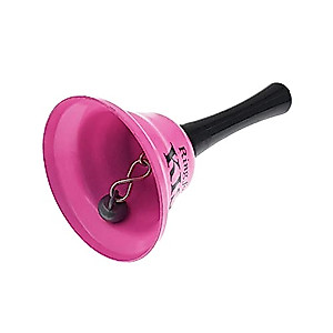 Ring for a Kiss/Hug,Call Bell for Family Loves, Musical Hand Bells, Cow Bells with Stick Grip Handle Bell for Cheering at Sporting & Wedding Events,Jingles, Ringing (Ring for a KISS)
