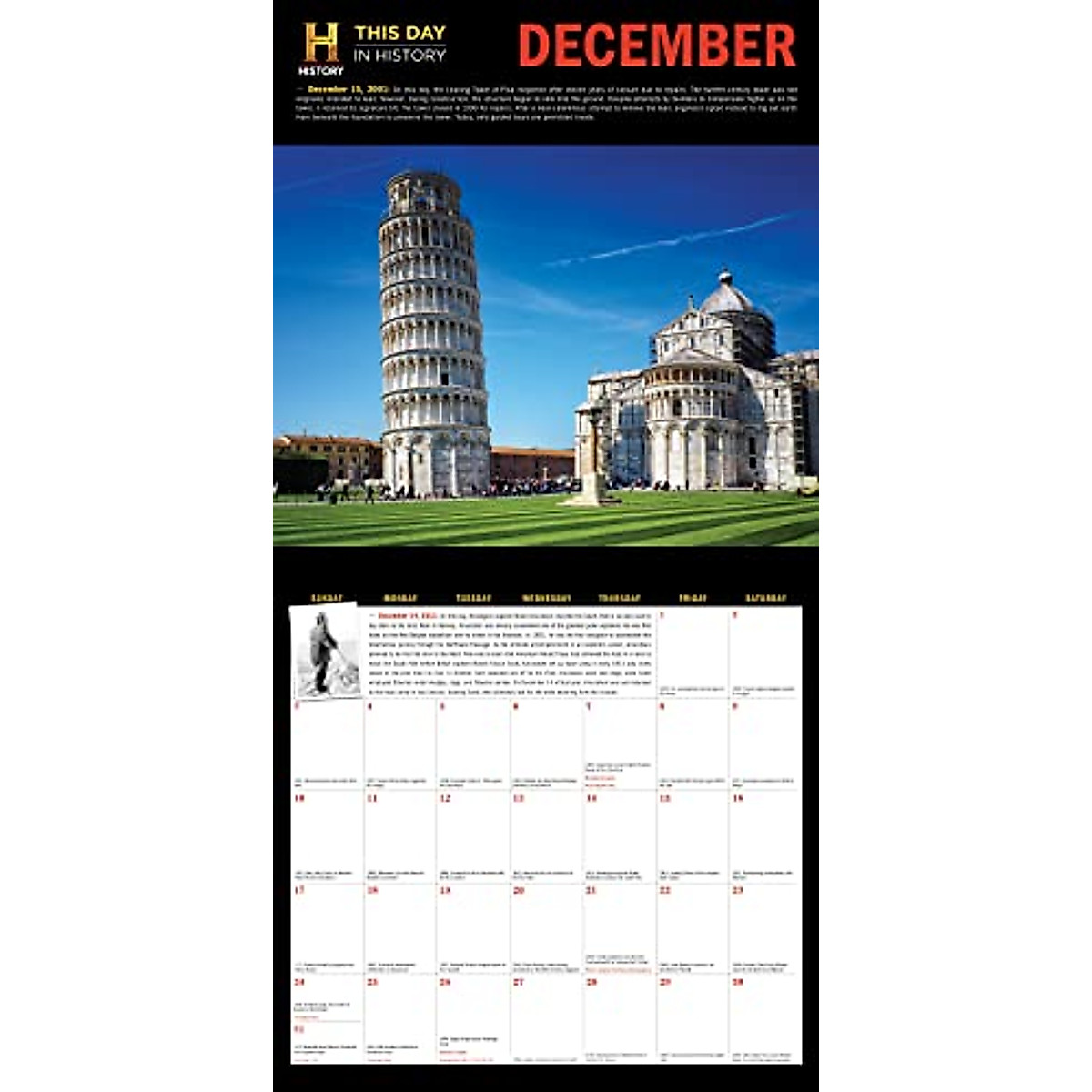 2023 History Channel This Day in History Wall Calendar: 365 Remarkable People, Extraordinary Events and Fascinating Facts (Hanging Monthly Photography Calendar & Gift)