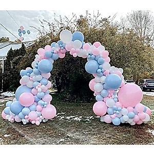 Blue Pink Balloon Arch Kit, 100PCS Pink Blue Garland Kit for Gender Reveal, Birthday Party Balloons mit 18" 12" Latex Balloons, Decoration for Boy Girl Baby Shower, Engagement, Bridal, Anniversary