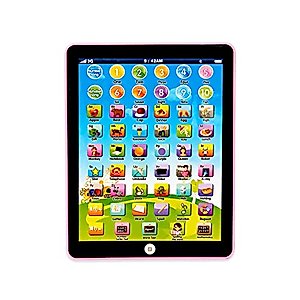STOULKD Kids Tablet -Learning Pad,with 6 Games to Learn Music/Words/Learning Letters / Alphabet,Education Tablet for Kids for Boys & Girls 3 Years Up…