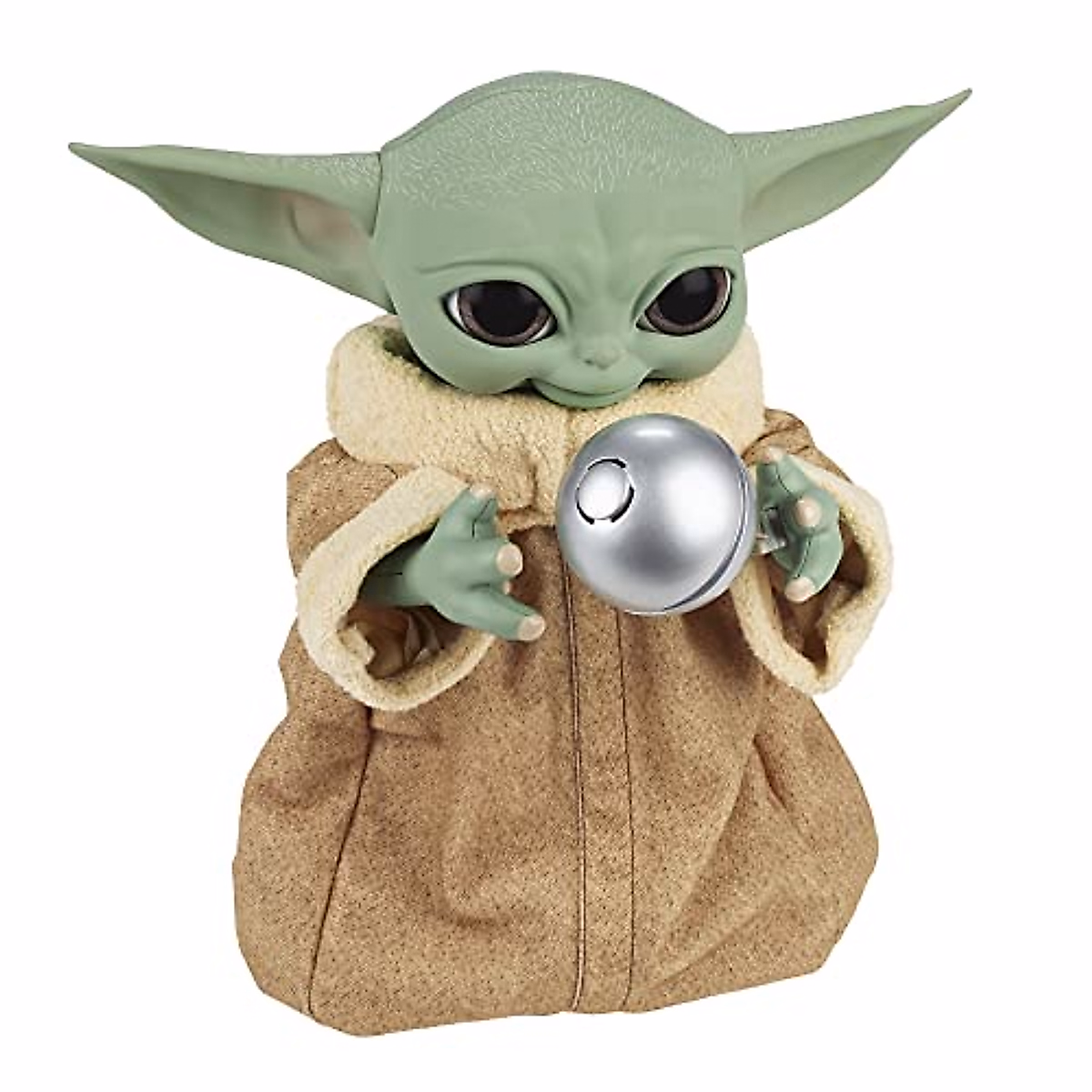 STAR WARS The Mandalorian Galactic Snackin' Grogu Animatronic Toy with Over 40 Sound and Motion Combinations, Interactive Toys