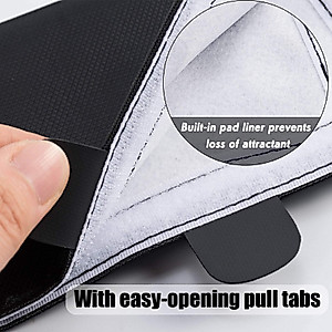 Dr.Fish 3 pack Fishing Lure Wraps Fishing Hook Rod Protectors Lures Cover Thick Soft Padded Saltwater/UV Resistant Medium Size for Minnow Crankbait Popper Spinnerbait