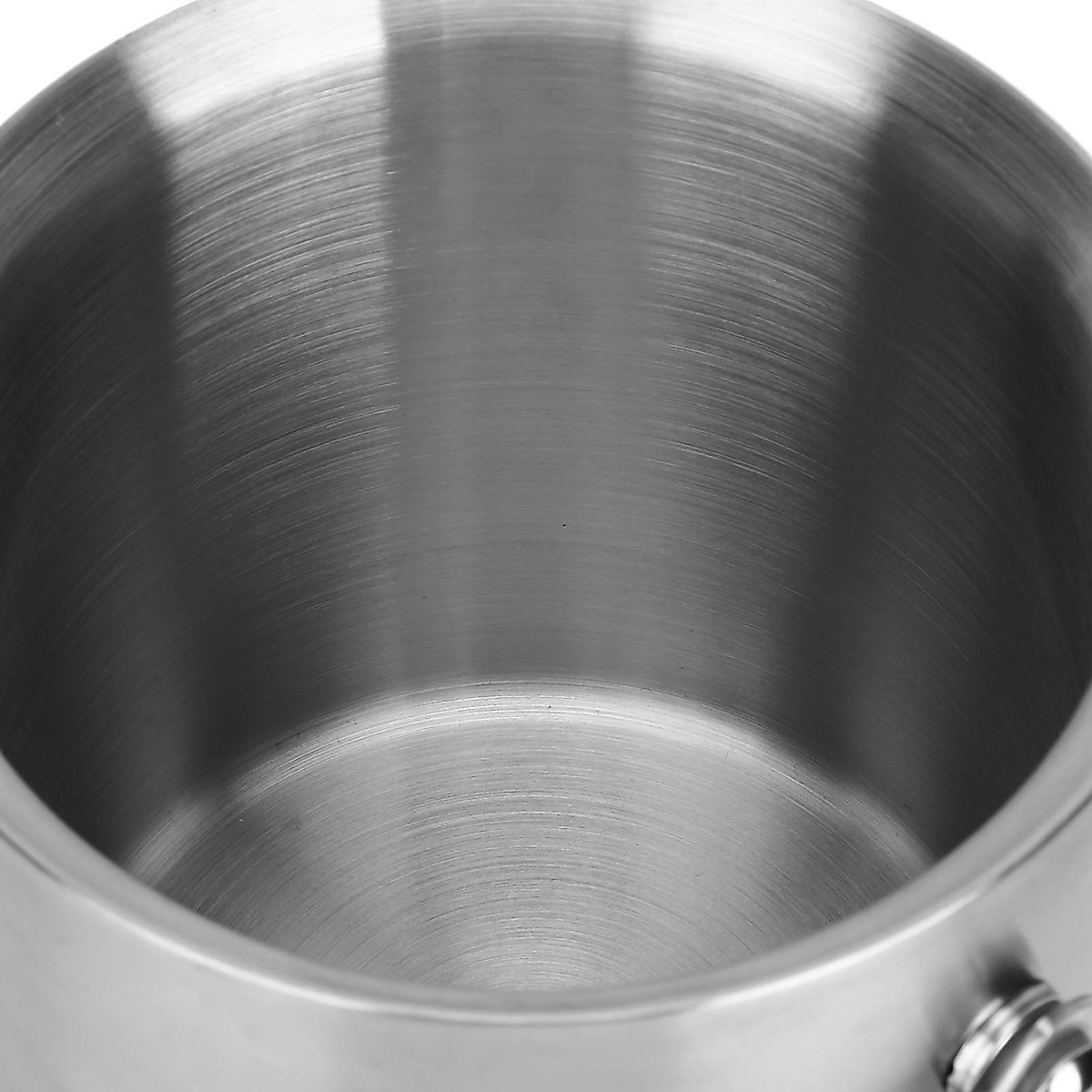 Ice Buckets for Parties, 2L Stainless Steel Ice Bucket with Lid, Double Layer Insulation, Portable Insulated Ice Bucket with Lid, Bar Supplies, Ice Cooler for Party