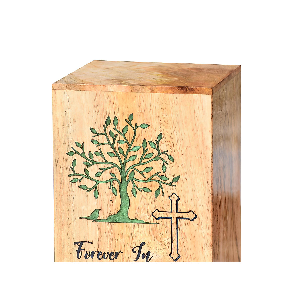 Tree of Life Resin Urn Wooden Urn Box Lichtenberg Figure Cremation Urn for Human Ashes Adult Large Funeral urn Ashes Urn for Ashes pet urn Fractal Burning urn Memorial Urn (Large up to 250 lb)