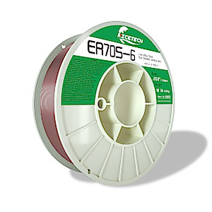 NICETECH, MIG Solid Welding Wire, Carbon Steel, ER70S-6 .030-Diameter, 10 Pounds Spool, Package of 1