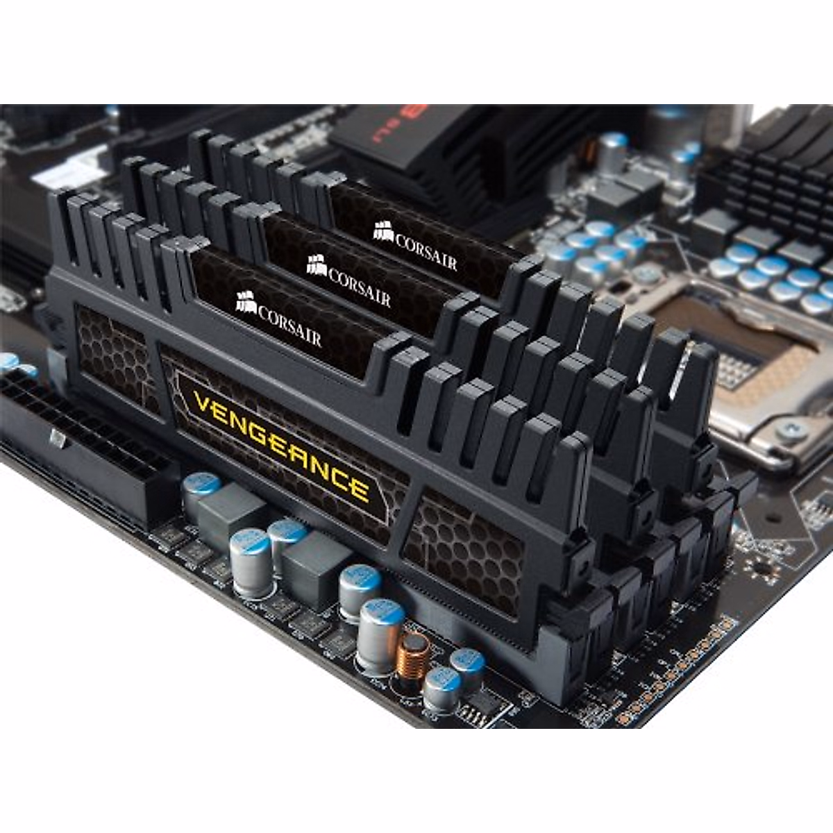 Corsair CMZ12GX3M3A1600C9 Vengeance 12GB (3x4GB) DDR3 1600 MHz (PC3 12800) Desktop Memory 1.5V