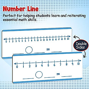 Take Home Versatile Math Manipulatives Kit for Kids Grade K-3,With Ten-Frames,Base Ten Blocks,Math Counters,Number Line,120 Number Chart,Pattern Blocks,Homeschool Supplies (Develops Early Math Skills)