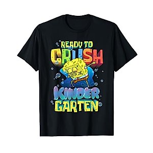 Mademark x SpongeBob SquarePants - Spongebob Dabbing School Kids Ready to Crush Kindergarten T-Shirt