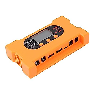Solar Charge Controller Dual USB Type C Fast Charging Solar Panel Battery Regulator Dc5521 Interface 12v/24v Auto Adaptation (30A)