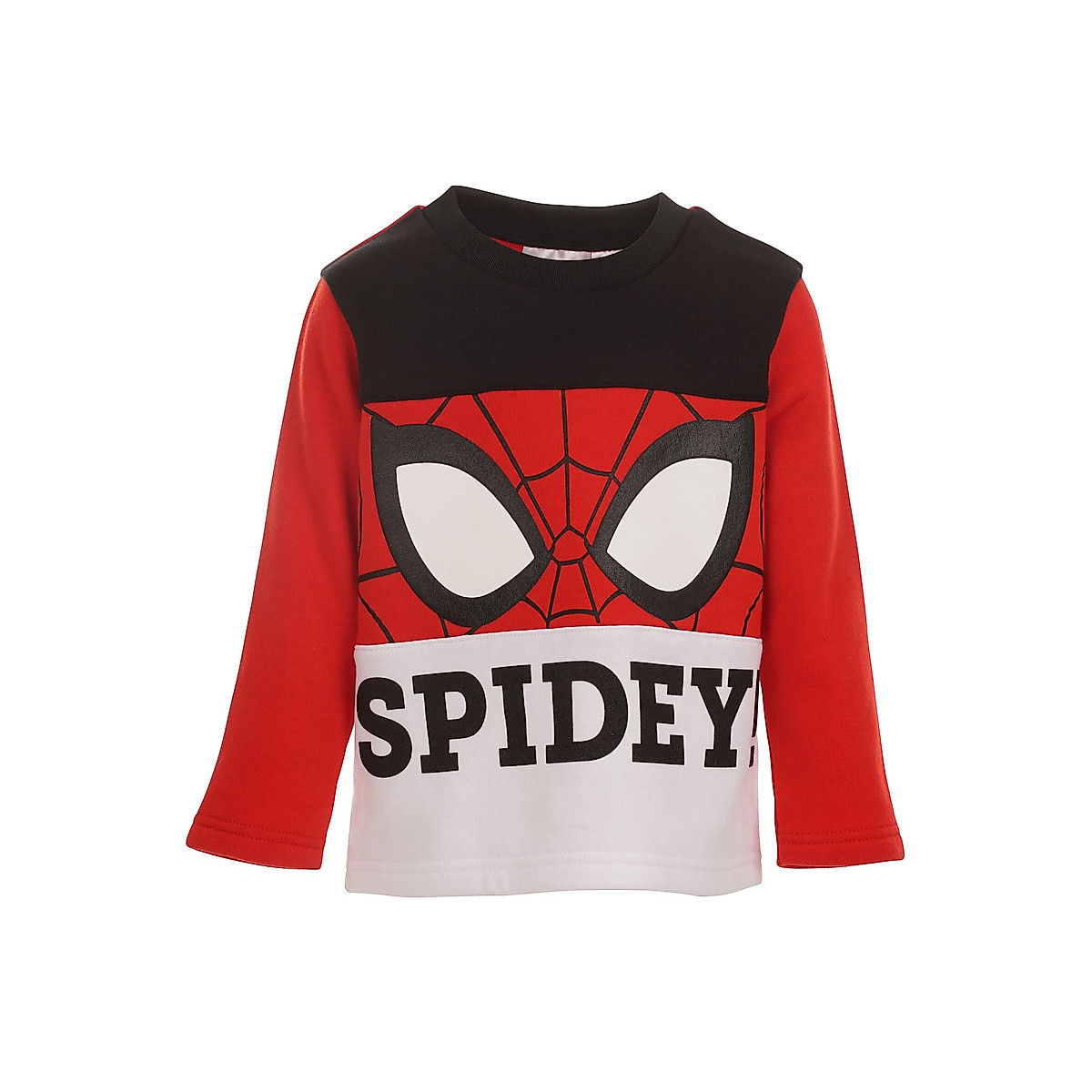 Marvel Spider-Man Little Boys Fleece Sweatshirt and Pants Set Red/Black 7-8