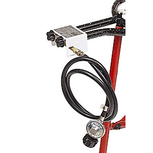 Mabel Home 6 Feet Low Pressure Propane Regulator with CSA Certified LPG Hose Most LP Gas Grill, Heater and Fire Pit Table, 3/8 Female Flare Nut