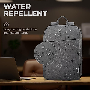 Lenovo Laptop Backpack B210, 15.6-Inch Laptop/Tablet, Durable, Water-Repellent, Lightweight, Clean Design, Sleek for Travel, Business Casual or College, GX40Q17227, Grey