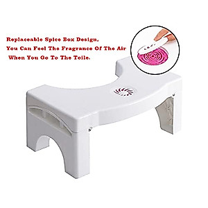 Folding Toilet Stool for Adults or Children,Fit for All Toilets (P01)