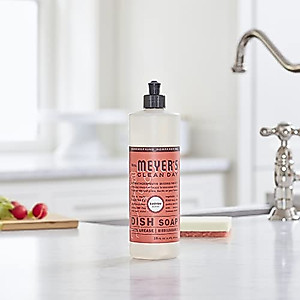 MRS. MEYER'S CLEAN DAY Liquid Dish Soap, Biodegradable Formula, Radish, 16 fl. oz