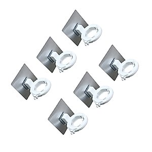 UKCOCO 6pcs Adjustable Bottle Hanger Bottle Holder for Hand Holder Adjustable Hitch Sponge Holder Wall Mounted Shampoo Holder Dish Rack White Body Wash Plastic Water Bottle