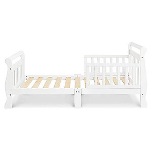 DaVinci Sleigh Toddler Bed in White