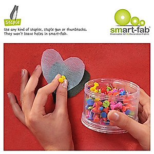 Smart-Fab Fabric Weatherproof Cut Sheet, 9 x 12 Inches, Assorted Color, Pack of 270