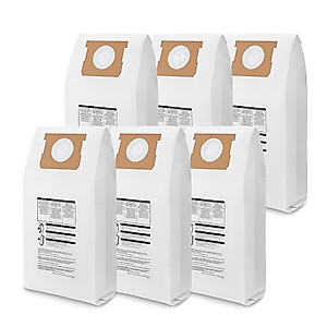 Shop-Vac 91932 Dust Collection Filter Bag for 5 Gallon Wall Mount Vacs, 6 Pack