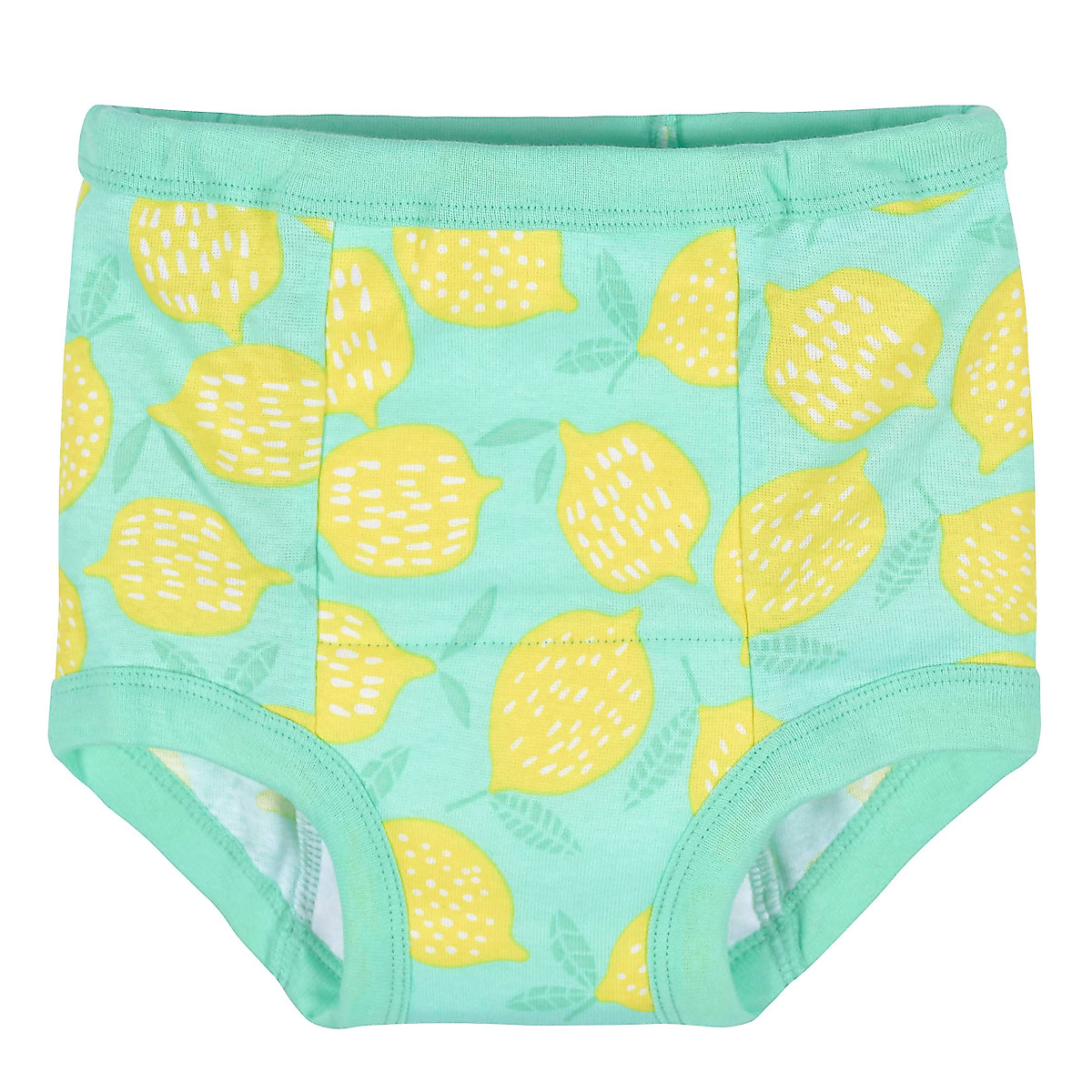 Gerber Baby Girls Infant Toddler 4 Pack Potty Training Pants Underwear Peach and Yellow 3T