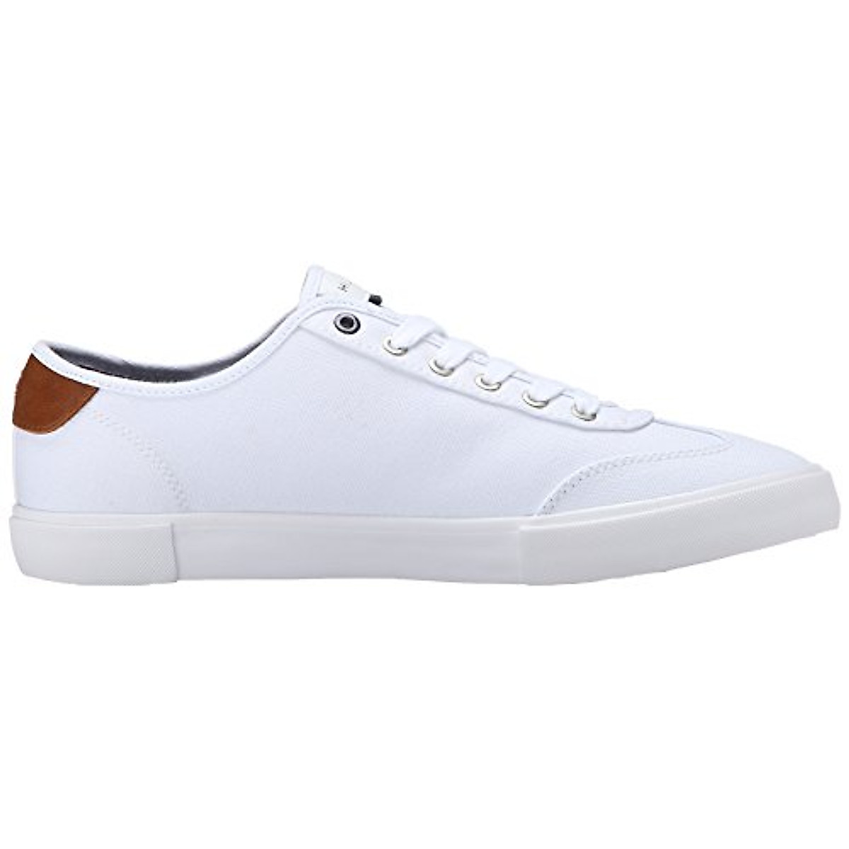 Tommy Hilfiger Men's Pandora Sneaker, White Canvas 137, 12M