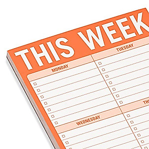 Knock Knock This Week Note Pad 6 x 9-inches