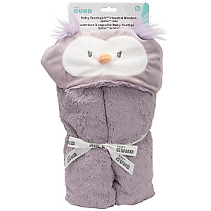GUND Baby Lil’ Luvs Hooded Blanket, Quinn Owl, Ultra Soft Plush Security Blanket for Babies and Newborns