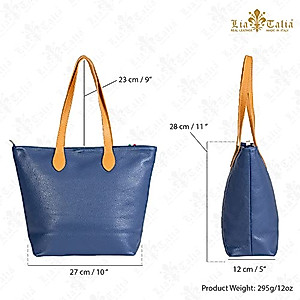 LiaTalia Womens Leather Handbags Tote Bag Top Handle Bag Hobo Designer Purses Shoulder Bag - TIA (Dark Grey)