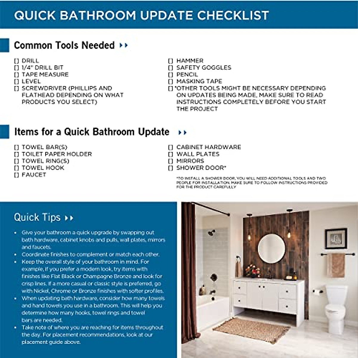 Franklin Brass Replacement -towel Bar, Clear -bathroom -towel Holder, -bathroom Accessories, 662318 24 Inch