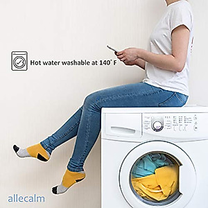 allecalm Fitted Waterproof Mattress Protector King Size Premium 14-18 Inch Waterproof Mattress Cover Protectors for Bed, Dorm Room, Cotton, Breathable, Noiseless, Washable, Soft