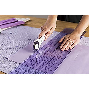 Cricut Self Healing Cutting Mat - Cricut Mat for use with Cricut TrueControl Knife, Rotary Cutter, Craft Knife, Xacto Knife - 12" x 24", Decorative, 2X Healing, Extra-Thick Cricut Cutting Mat, Lilac