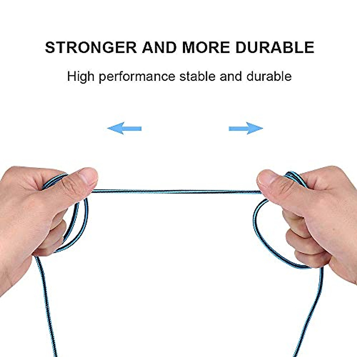 MQDITH Replacement Audio Cable Compatible with Astro A40 A40TR Gaming Headset, Inline Mute Wire and No Volume Control Cord(Blue)