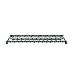 Krollen Industrial 18" x 36" NSF Green Epoxy Wire Shelf
