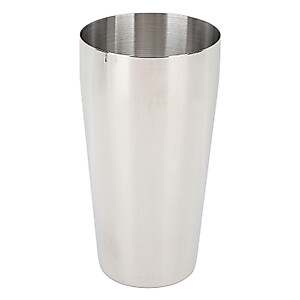 Qcwwy Mixing Cup, Coffee Milk Frother Cup Multipurpose Coffee Frothing Cup, Large Capacity Proof Metal Milk Steaming Pitcher Milkshake Cup for Tea Beverage Drinking 750ml,